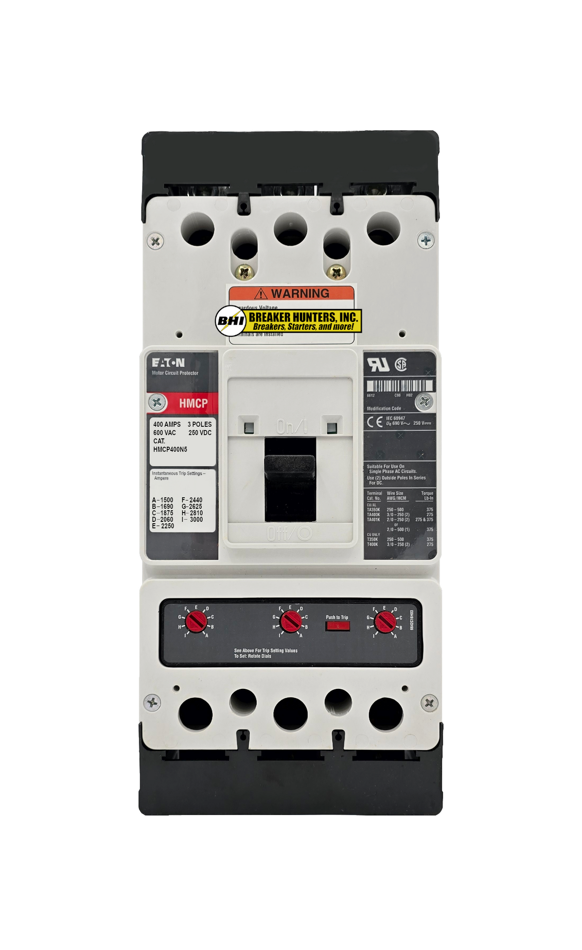 HMCP400N5 — Breaker Hunters, Inc.