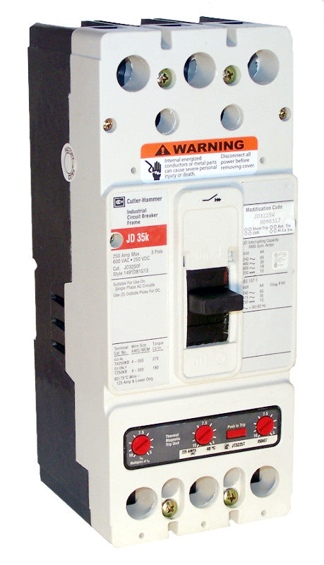 JD3250 Eaton / Cutler Hammer Circuit Breaker — Breaker Hunters, Inc.